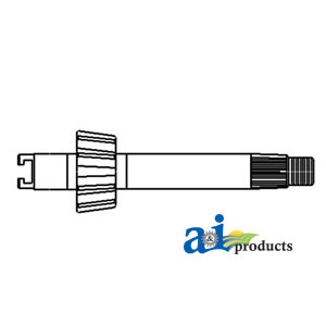 A-E4NN3N575AA-Steering Sector Shaft; Single, 4T A-E4NN3N575AA