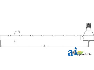 A-35880-62870-Tie Rod End, Outer A-35880-62870