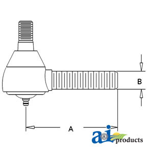 A-AR85945-Tie Rod, Short Inner A-AR85945
