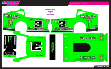Monster Energy Wrap - Underground RC Raceway & Hobbies