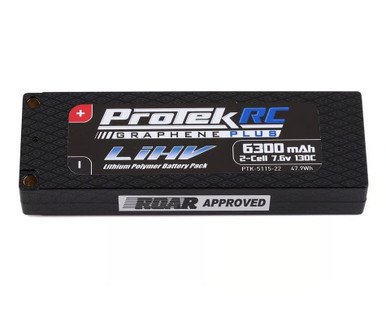 ProTek RC 2S 130C Low IR Si-Graphene + HV LCG LiPo Battery (7.6V ...
