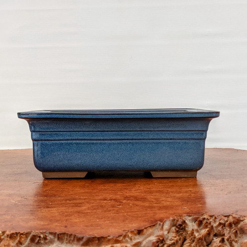 NEBG Wholesale : 7-9" Rectangular Blue Japanese Pots