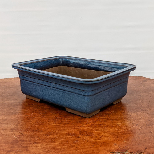 NEBG Wholesale : 7-9" Rectangular Blue Japanese Pots