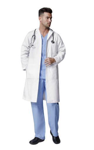 Wink WonderLab Men's Long Lab Coat #7302