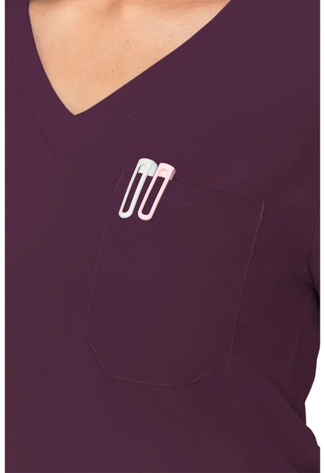 Med Couture Insight Women's 1 Pocket Top #MC2432