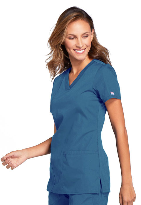 Cherokee Workwear Originals Women's V-Neck Top #WW645