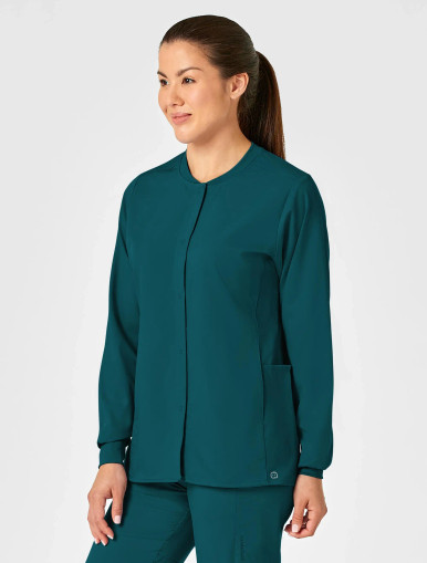 Wink Pro Women's Snap-Front Warm-Up Jacket #8219