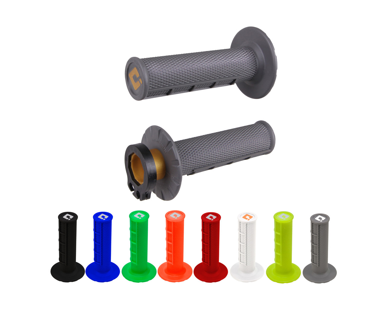 ODI MX V2 Lock-On Half Waffle Dirtbike Grips