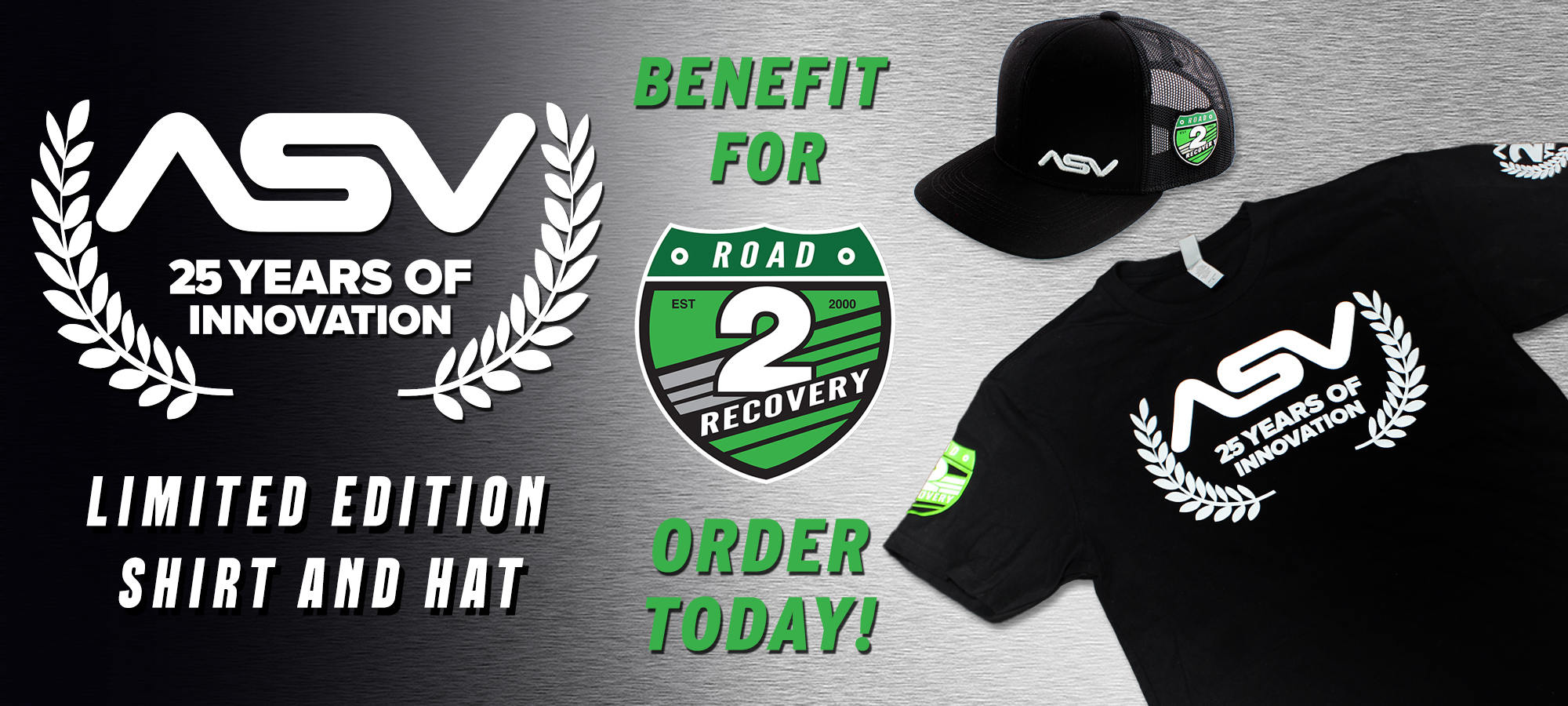 Shop - Apparel - 25th Anniversary - ASV Inventions, Inc.
