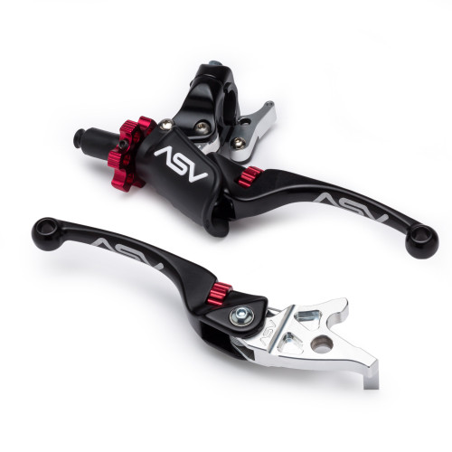 F4 PRO ATV Clutch and Brake Lever Pair Pack w/ Hot Start Perch ...