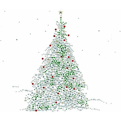 Christmas Tree Iron-On Design