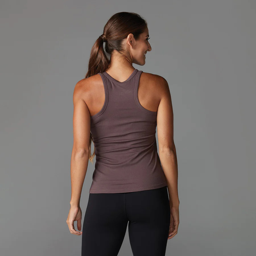 Perfect Fit Rib Tank, Quartz - OhmFit Activewear