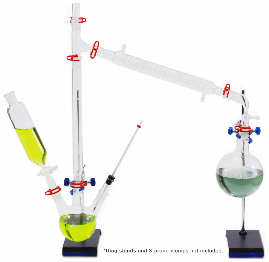 Organic Chemistry Glassware Kit - Deluxe Set, 26 Pieces