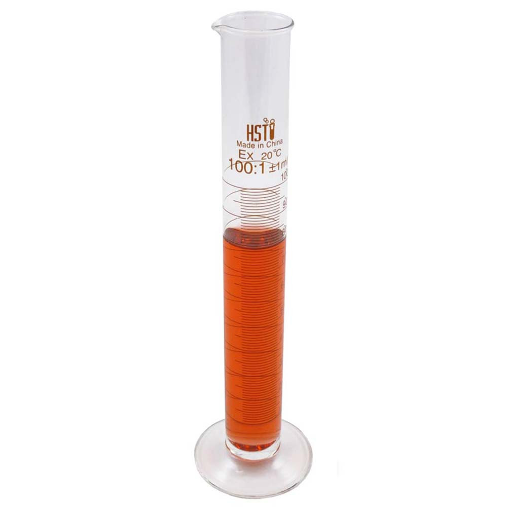 100 mL Graduated Cylinder - Glass Measuring Cylinder