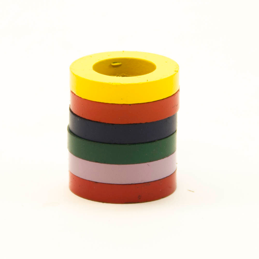 Ring magnets, 1-1/4" OD, 6/pk
