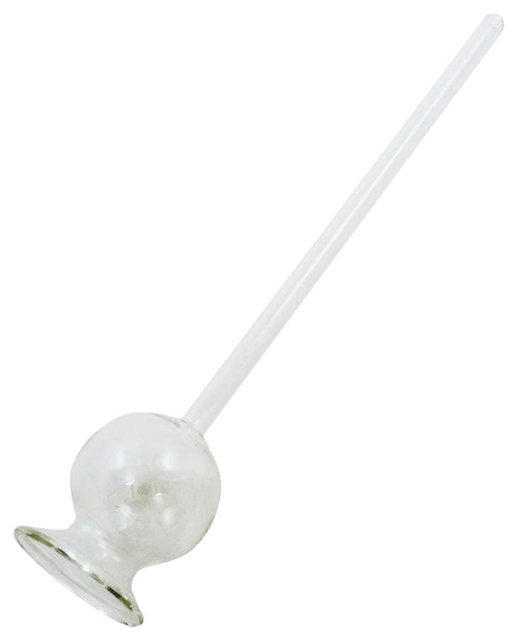 Thistle tube, glass, 250 mm length
