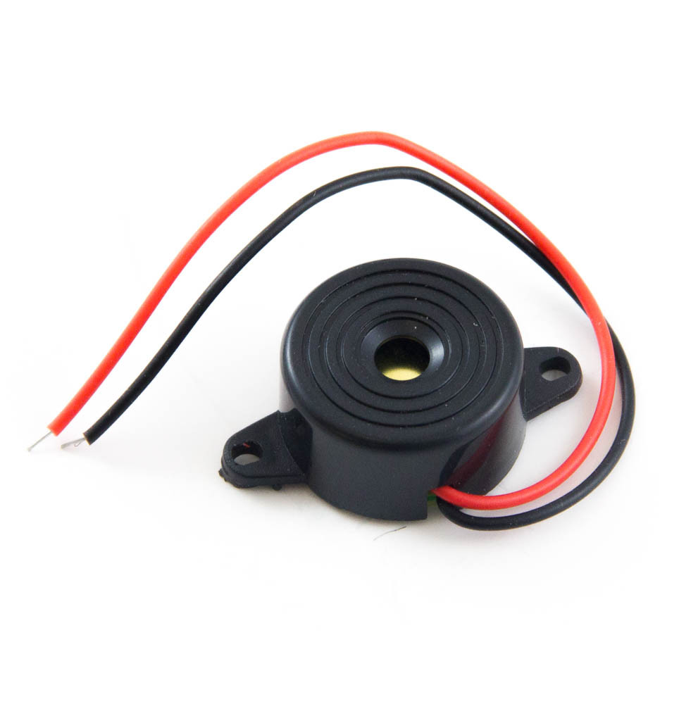 Buzzer, piezo-electric, DC