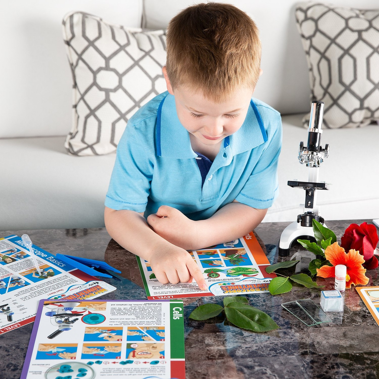Kids Beginner Microscope STEM Kit