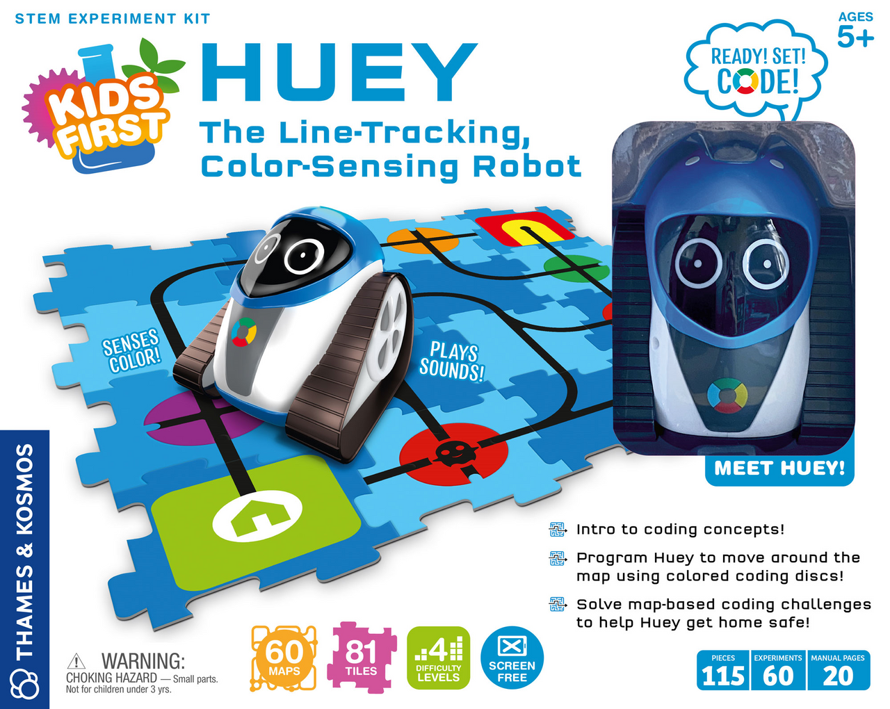 Thames & Kosmos Huey: The Line-Tracking, Color-Sensing Robot