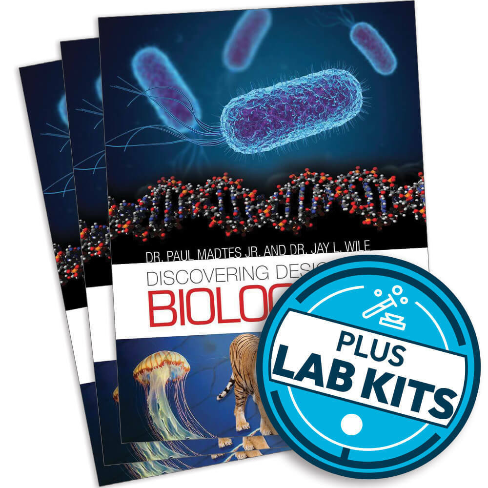 Berean Builders Discover Design with Biology Curriculum and Science Lab Kit