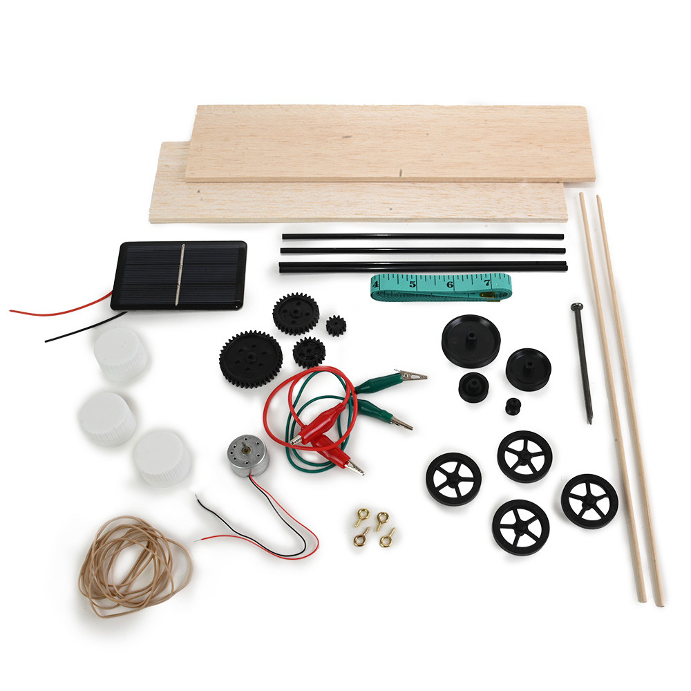 Solar Car Kit | Mini Solar Powered Race Car Kit | Home Science Tools