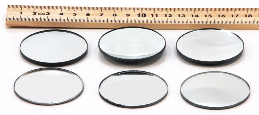 Set of 6 Spherical Mirrors