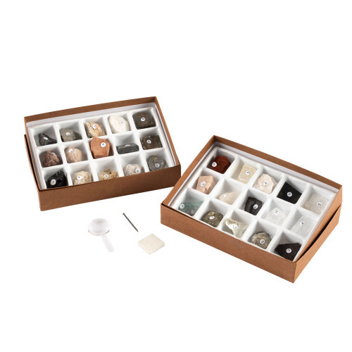 Rock and Mineral Samples Box Kit | Home Science Tools