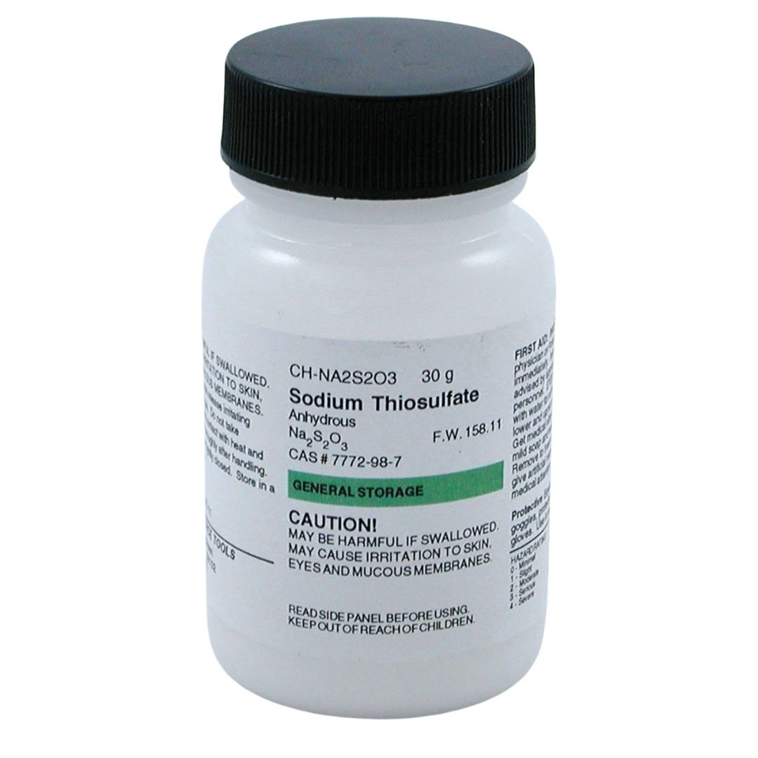 Sodium Thiosulfate, 30 g | Home Science Tools