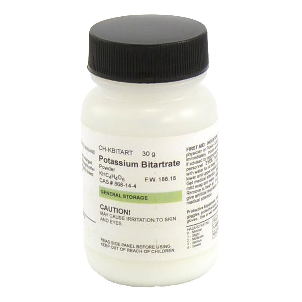 Powder Potassium Bitartrate, 30 g | Cream of Tartar | HST