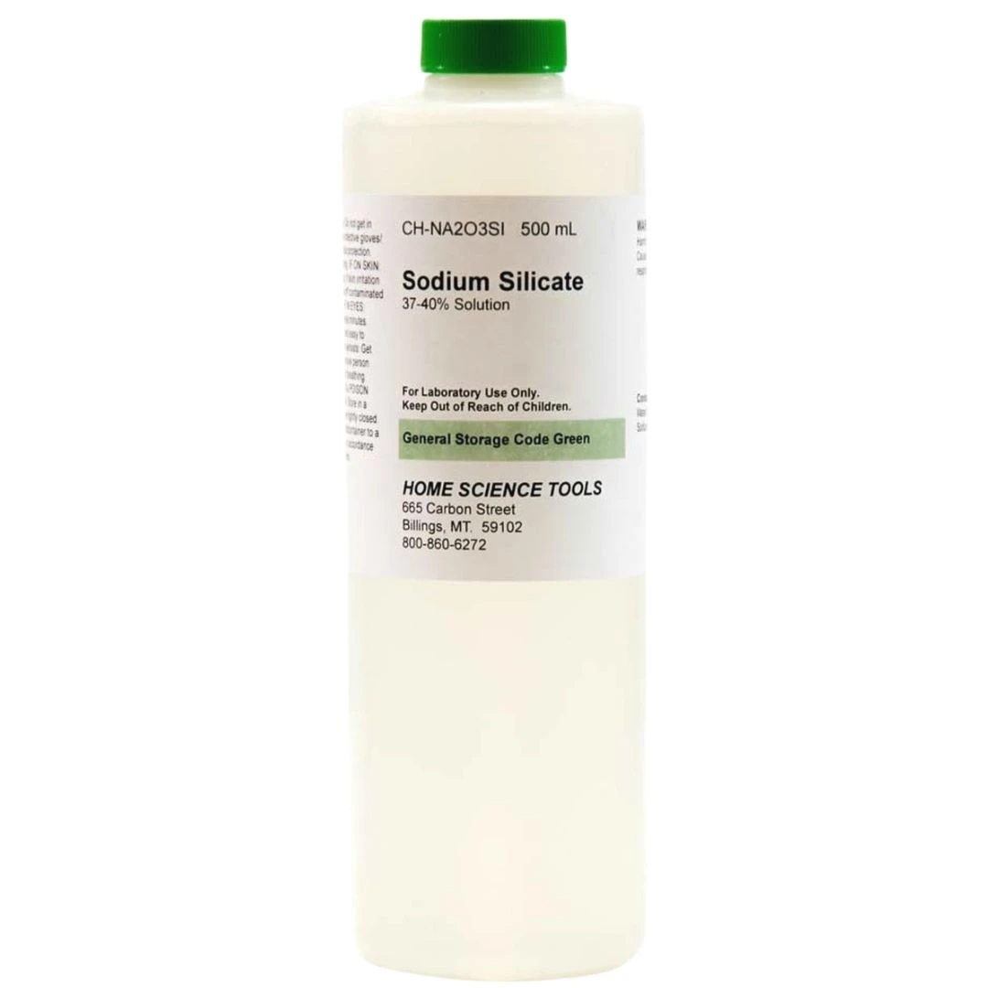 Sodium Silicate Water Glass Solution, 500mL | HST