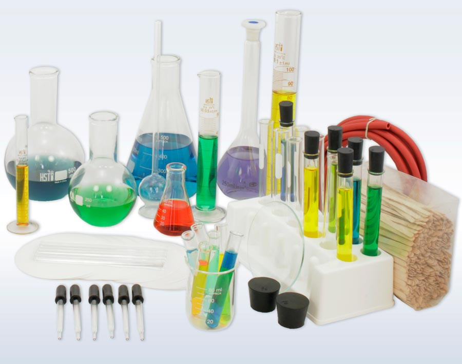 Chemistry Glassware Set Deluxe - Chemical Labware Kit