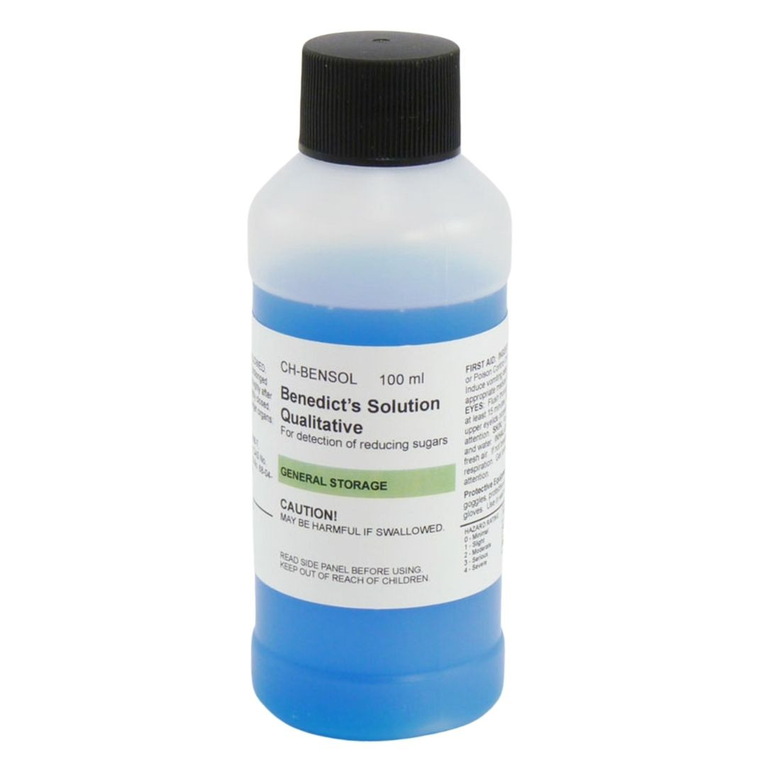 Benedict's Solution | 100 mL Bottle | Home Science Tools