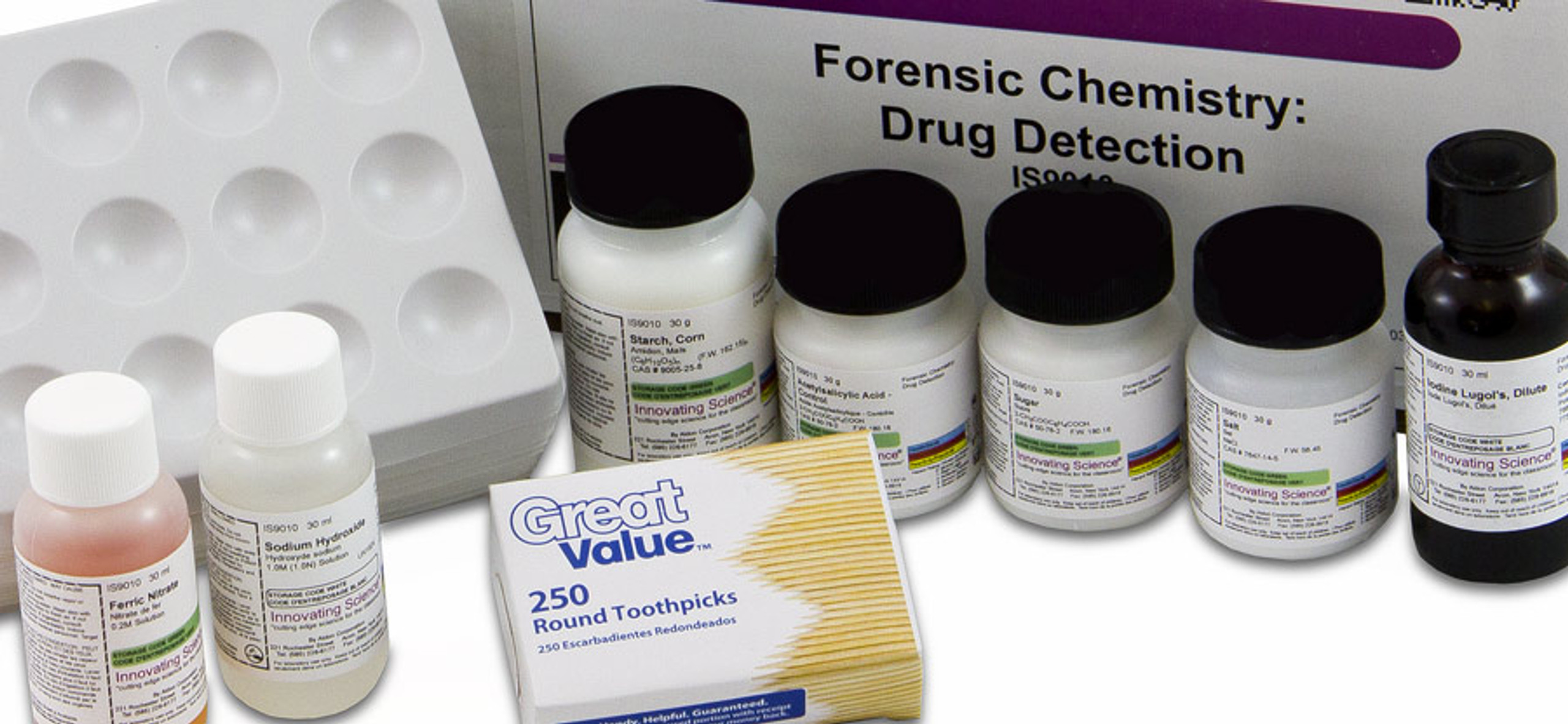 Drug Detection Kit for Forensic Chemistry
