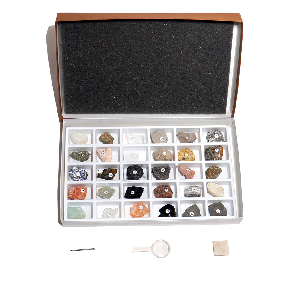 Rock and Mineral Samples Box Kit | Home Science Tools