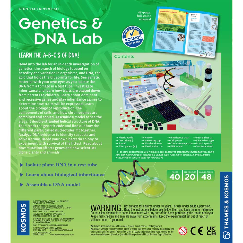 Thames & Kosmos Genetics & DNA | Biology Kit for Kids
