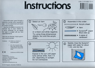 Super Sunprint Kit | 15 Sheets of Sunprint Paper | HST