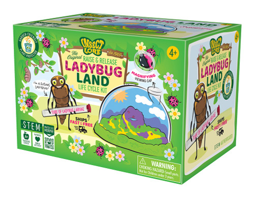 Ladybug Kit | Ladybug Land: Habitat & Growing Kit | HST