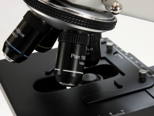 Laboratory Trinocular Microscope With Plan Optics | HST