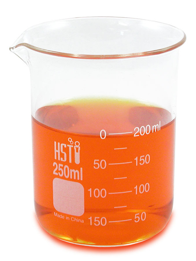 250 mL Beaker, Borosilicate Glass for Chemistry Labs