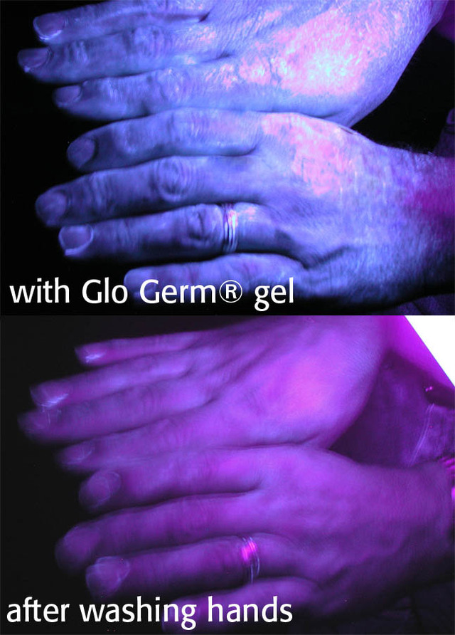 Glo Germ Kit: Black Light Hand Washing Kit | Home Science Tools