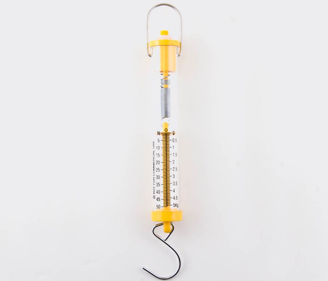 5000 Gram Spring Scale - Calibrated Tubular Spring Scale