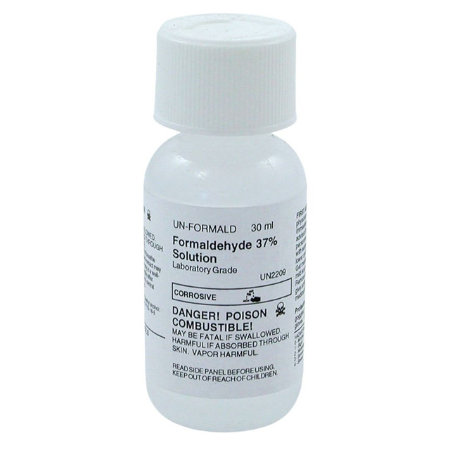 Formaldehyde Solution 37% - 30 g, 30 mL | Home Science Tools