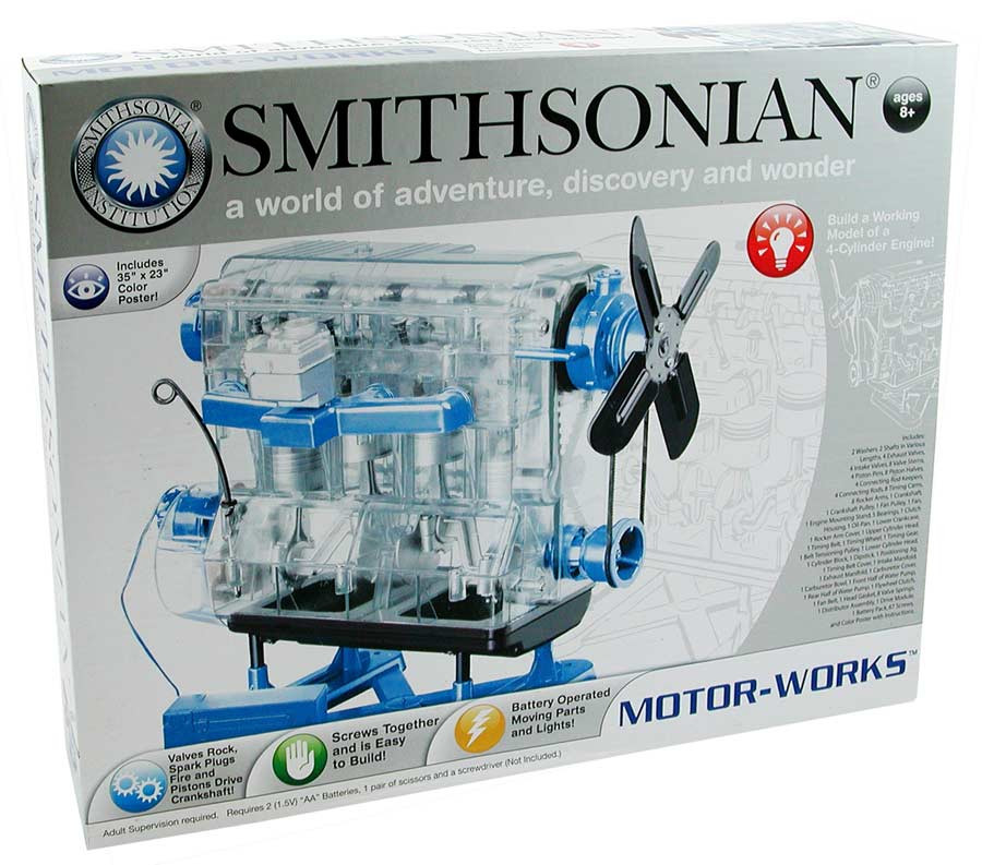 Smithsonian Motor Works Engine Kit | Home Science Tools