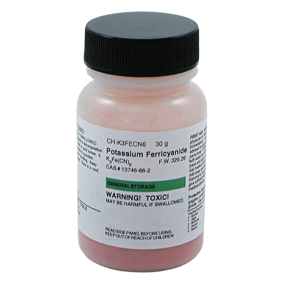 Potassium Ferricyanide Crystals, 30 g | Home Science Tools