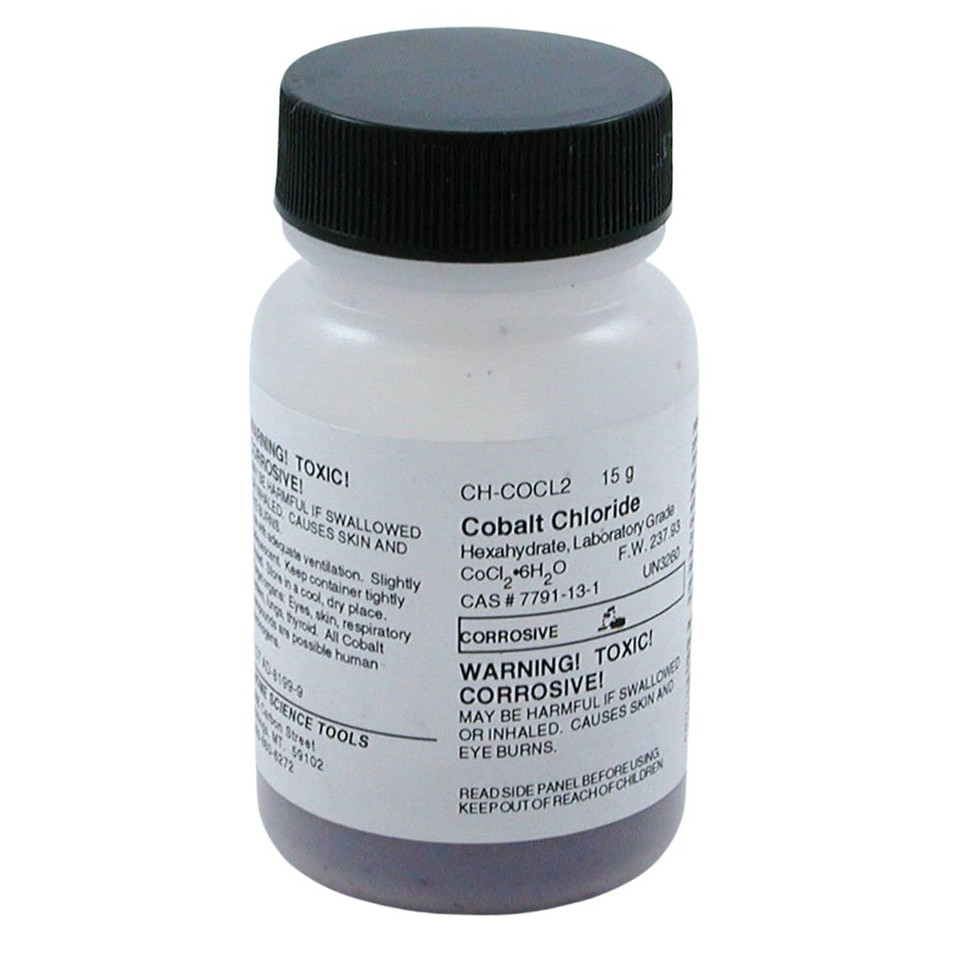 Buy COCL2: 15 Grams of Cobalt II Chloride in Hexahydrate Form