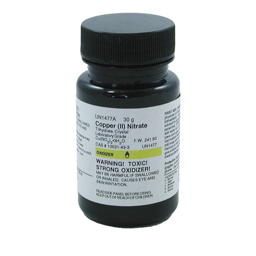 Copper II (Cupric) Nitrate, 30 g | Home Science Tools