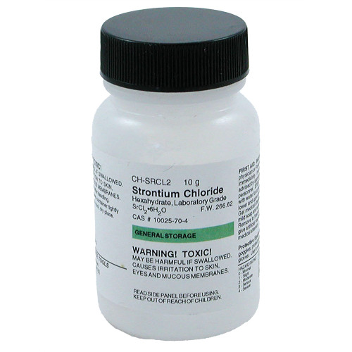 Strontium Chloride, 10 g | Home Science Tools