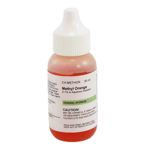 Methyl Orange Solution, 30 mL | Methyl Orange Indicator | HST