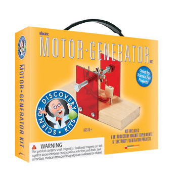 Electric Motor Generator Kit for Kids | Home Science Tools