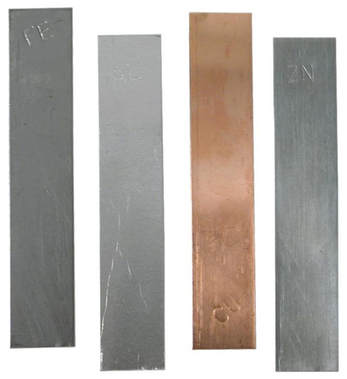 Electrode Set, 4" | Aluminum, Copper, Iron, Zinc | HST